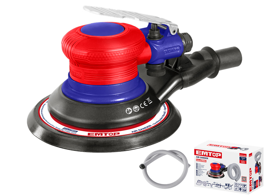 LIJADORA NEUMATICA 6.2 BAR 150MM PARA COMPRESOR EMTOP | Millasur | Maquinaria y recambios para ...